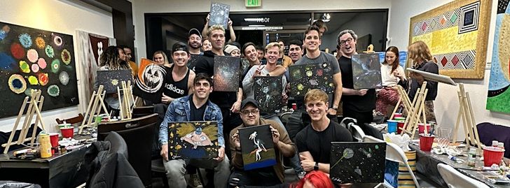 Paint Night, Art Class & Salsa, Bachata Class With Alex And Aziza - Los ...