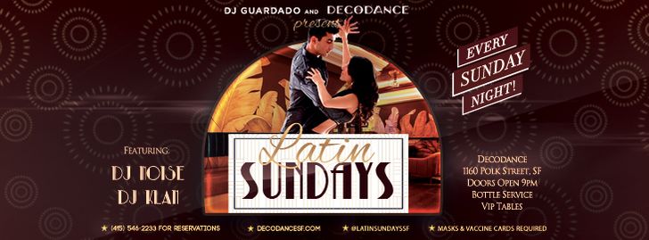 Latin Sundays At Decodance - San Francisco, CA | DanceUs.org