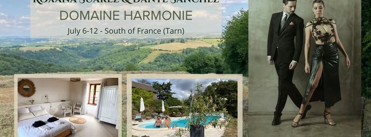 Tango Holidays With Dante Sanchez & Roxana Suarez 2025 - Crespin, France | DanceUs.org