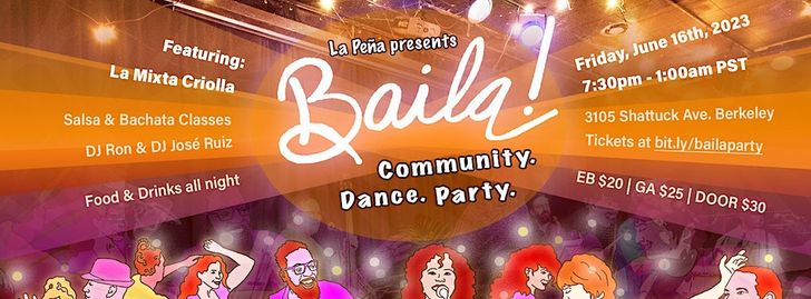 Baila! Community. Dance. Party. - Berkeley, CA | DanceUs.org