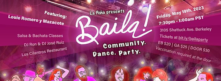 Baila! Community. Dance. Party. - Berkeley, CA | DanceUs.org