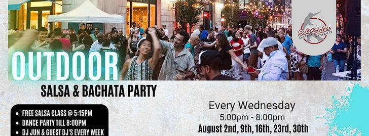 Free Outdoor Salsa Party @ Willoughby Plaza - Brooklyn, NY | DanceUs.org