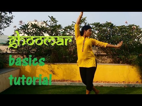 GHOOMAR Basics for Beginners, Rajasthani steps | Full Tutorial, PADMAV ...