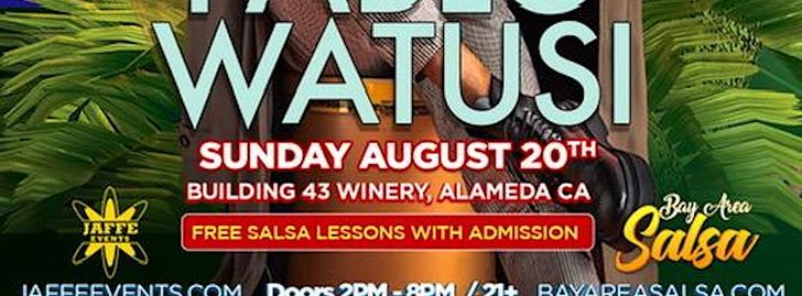 Pablo Watusi Y Orquesta Us Tour - Sunday Aug 20 -Special Event ...